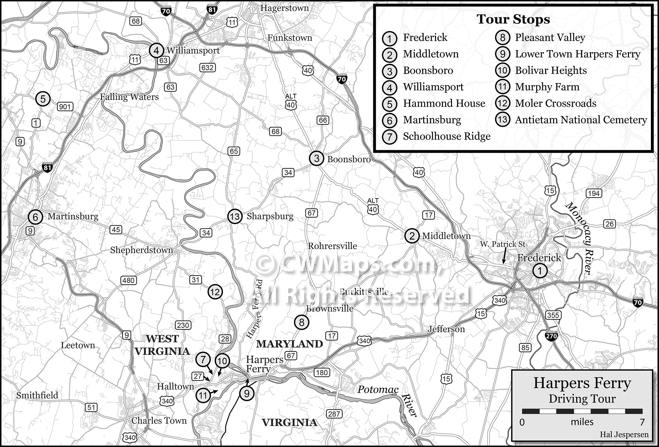 Hal Jespersen’s Cartography Services — Portfolio