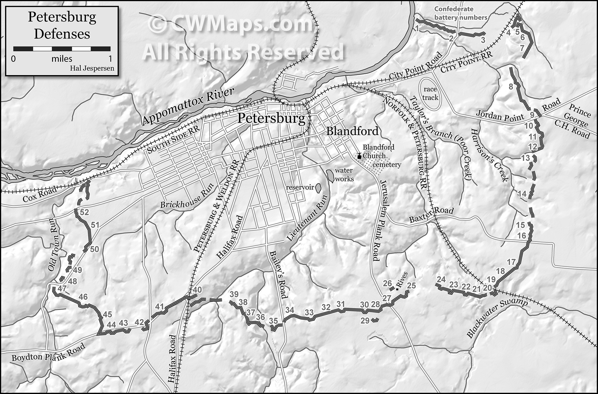 Hal Jespersen’s Cartography Services — Portfolio